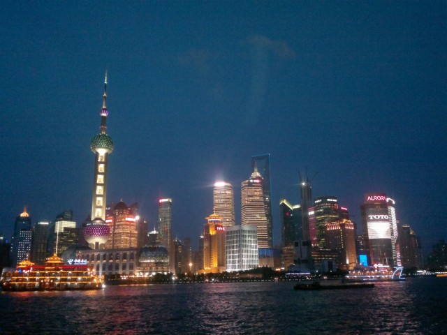 Zdjęcia: Szanghaj, Szanghaj, Bund nocą, CHINY