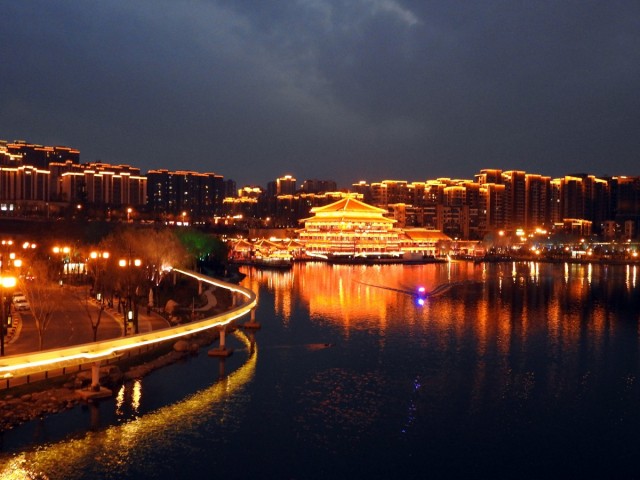 Zdjęcia: Xi'an, Shaanxi, Nocne miasto, CHINY