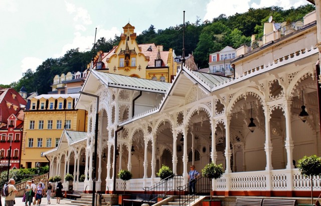 Zdjęcia: Karlowe Wary, Kraj Karlowarski, Pijalnia wód, CZECHY