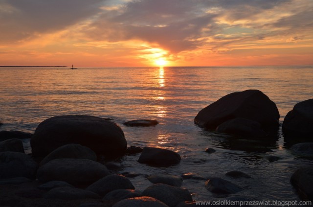 Zdjęcia: Mustoja Vainupea, Mustoja, zachód słońca, ESTONIA