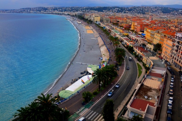 Zdjęcia: Nicea, Lazurowe Wybrzeże, Ze wzgórza zamkowego, na którym nie ...