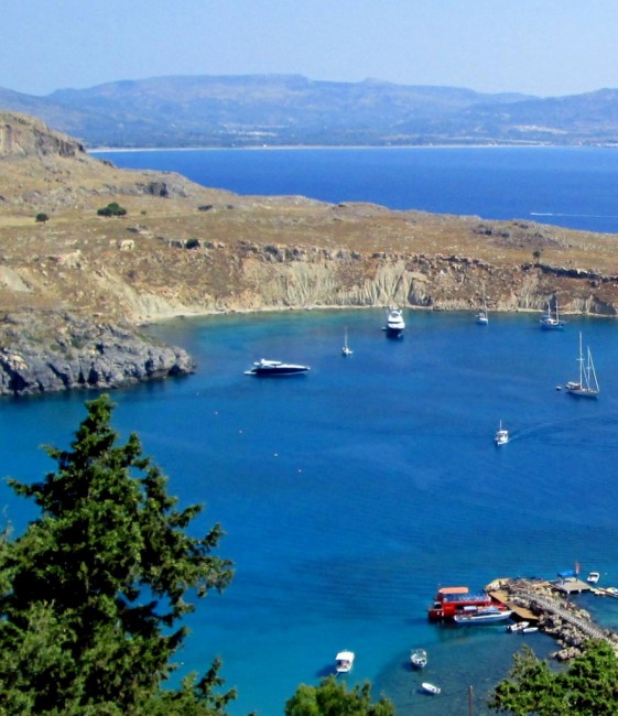 Zdjęcia: Lindos, Rodos, Patrząc z góry, GRECJA