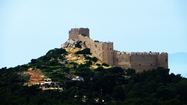 Zdjęcia: Wyspa Rodos - Kritinia, Archipelag Dodekanez, zamek Joanitów ...