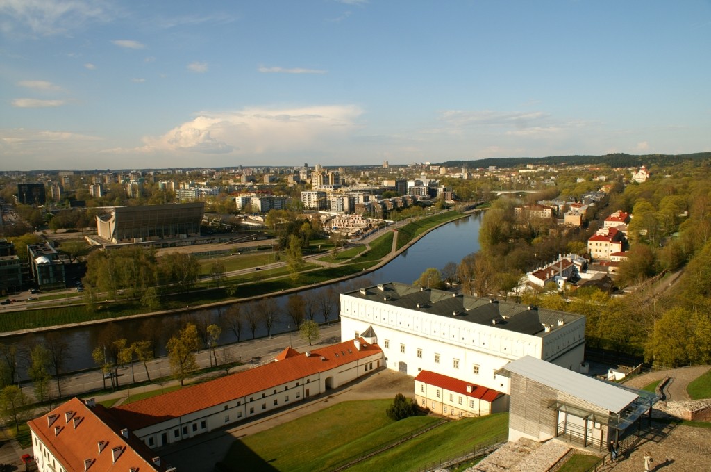 Zdjęcia: Wilno, WIlno, panorama miasta ze wzgórza Gedymina, LITWA