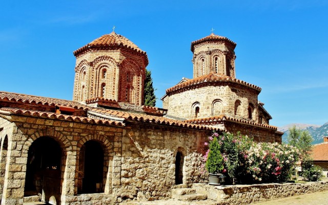 Zdjęcia: Sveti Naum, Ochryda, Klasztor świętego Nauma z 905 roku, MACEDONIA