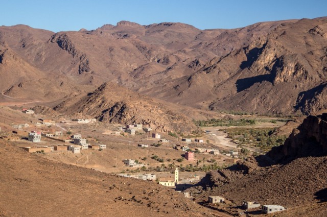 Zdjęcia: Les cascades de Tizgui, Maroko, Wioska, MAROKO