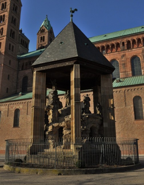 Zdjęcia: Spira, Nadrenia-Palatynat, Spira, ogród oliwny, XVI w., NIEMCY