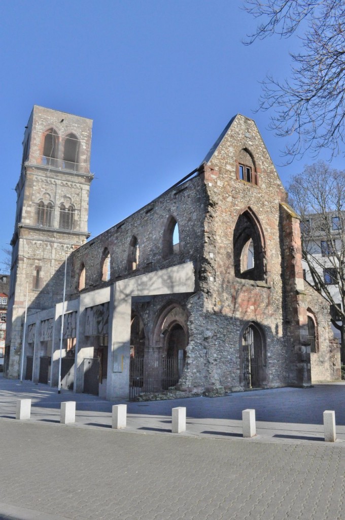 Zdjęcia: Moguncja, Rheinland-Pfalz, Moguncja, zbombardowany kościół św ...