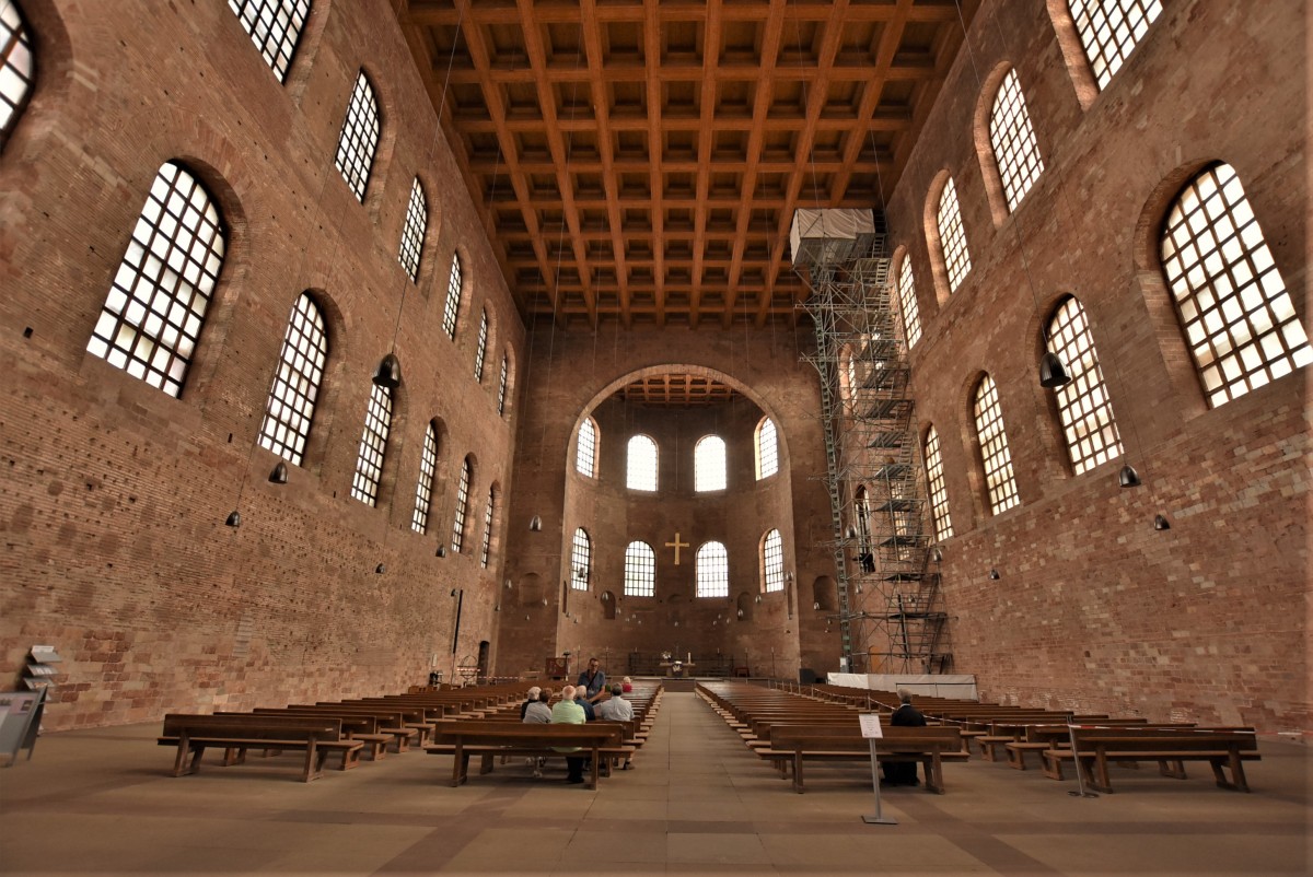 Zdjęcia: Trewir, Nadrenia-Palatynat, Trewir, bazylika rzymska cesarza ...