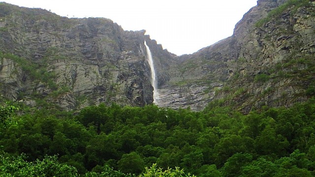 Zdjęcia: trasa kolejki flamsbana Myrdal - Flam, Norwegia południowo ...
