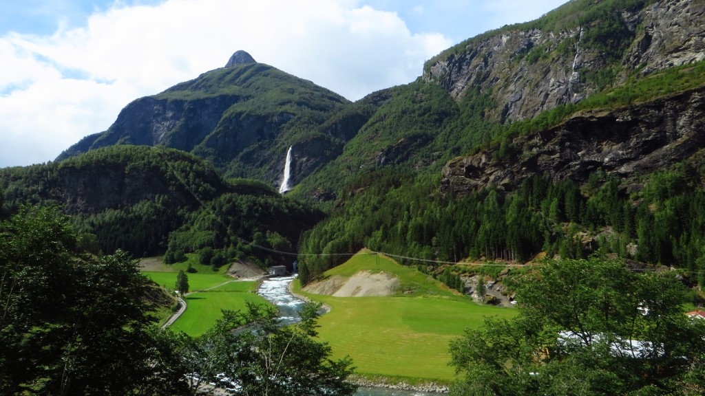 Zdjęcia: trasa kolejki flamsbana Myrdal - Flam, Norwegia południowo ...