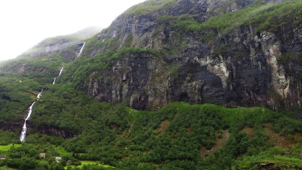 Zdjęcia: trasa kolejki flamsbana Myrdal - Flam, Norwegia południowo ...