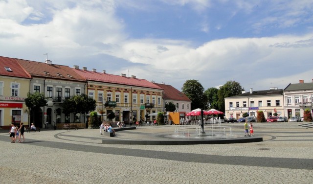 Zdjęcia: Sieradz, łódzkie, Na sieradzkim Rynku., POLSKA