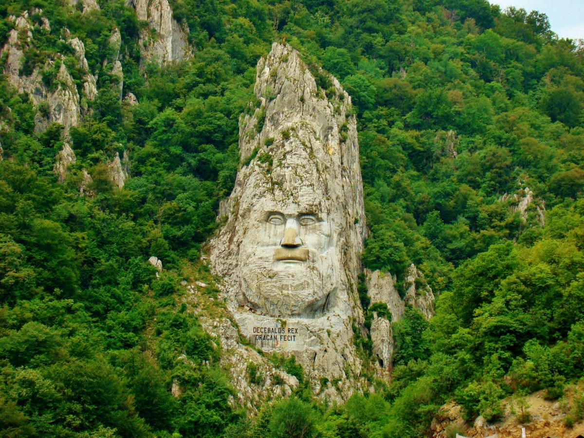 Zdjęcia: Rumunia,Orsova,Dunaj, Mehedinti, Przełom Dunaju-wykuta w skale ...