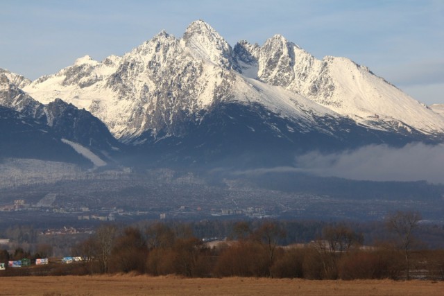 Zdjęcia: Wysokie Tatry, Poprad, Panorama od strony Słowacji, SłOWACJA
