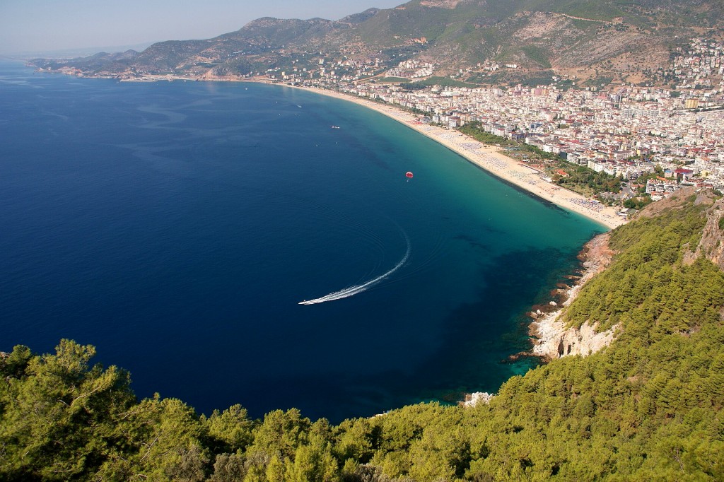 Zdjęcia: Alanya, Riwera Turecka, Plaża Kleopatry, TURCJA