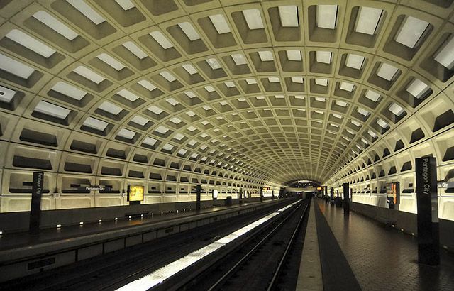 Zdjęcia: Stacja metra Pentagon City, Washington D.C., Pentagon metro, USA